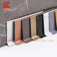 China Modern Aluminium Grey Baseboard Trim Cover Skirting Board Profiles for sale