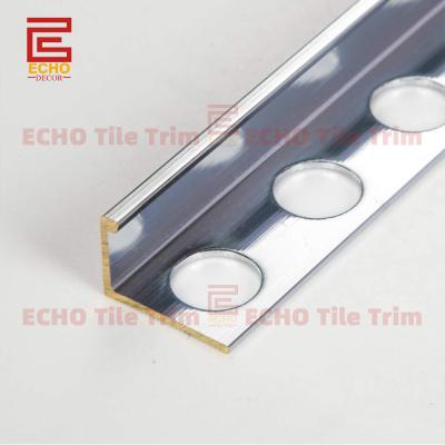 China 12mm Polished L Angle Brass Profile Trim Copper Strips For Tile for sale