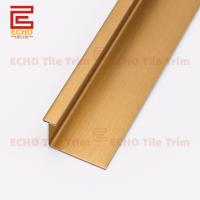 China Metal Strip Gold Edge Tile Trim To Finish Tile Edge On Floor for sale