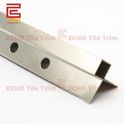 China SS Outside Corner Molding Stainless Steel Tile Trim Beading For Tiles for sale