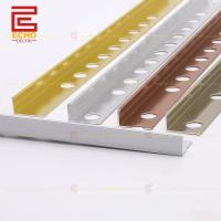 China L Shaped Straight Edge Trim Profile Aluminum Tile Trim Philippines for sale