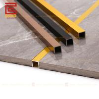 China U Channel Aluminum Tile Trim Black Tile Edging Trim For Tiles for sale