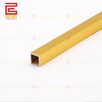 China Bathroom 10mm U Shaped Gold Aluminum Tile Trim Between Tile To Tile for sale