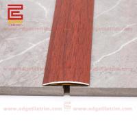 China Oak Effect Half Saddle Floor Transition Strips Metal Threshold Bars for sale