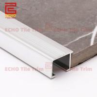 China Anodised Aluminium Stair Nosing Edge Trim Laminate Or Wood Floors for sale