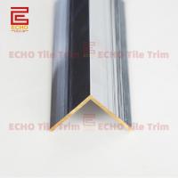 China Polished Brass Profile L Shape Outside Corner Edging Trim For Tiles for sale