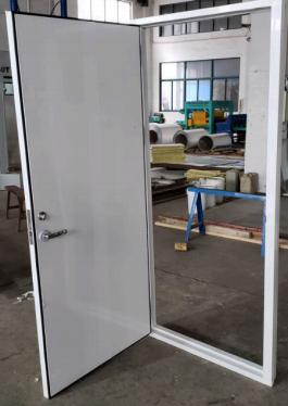 China HIgh Qualitity Exterior Steel Doors Security Door And Windows Shipping Container Fire Doors For Container House for sale