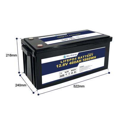 China Bely 12V 460Ah LiFePO4 Battery 5000 Cycles Built-in BMS for Marine Medical EV Solar for sale