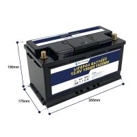 China IP65 LiFePO4 Golf Cart Battery 12V 150Ah 1920Wh Deep Cycle Lithium Battery Pack for sale