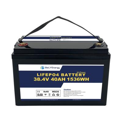 China Bely Energy 36V 40AH LiFePO4 Battery - 1536Wh Capacity, IP65 Rated for EV Marine Solar Applications for sale