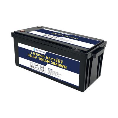 China Customized 36V 100Ah LiFePO4 Solar Battery 3840Wh with IP65 Rating and Bluetooth Monitoring for Home Energy Storage for sale