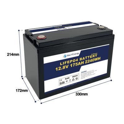 China 12V 175Ah LiFePO4 Battery 5000 Cycles Solar Marine Deep Cycle for sale