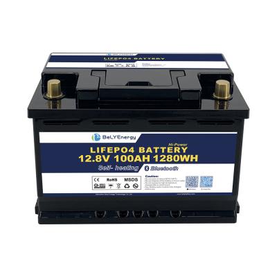 China 12V 100Ah LiFePO4 Lithium Battery for Electric Golf Cart with 5000 Cycles for sale
