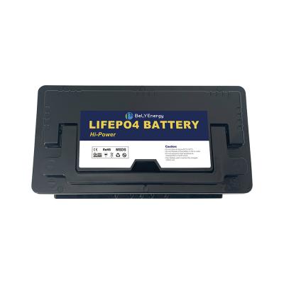 China Bely 12V 150Ah Bluetooth LiFePO4 Battery for Marine RV Golf Cart Solar for sale