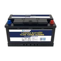 China Custom 12V 120Ah LiFePO4 Solar Battery with Bluetooth & Heating - 3000+ Cycles, IP65 Rated for sale