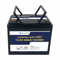 China 12V 80Ah LiFePO4 Battery with Built-in BMS for Solar Energy Medical Devices for sale