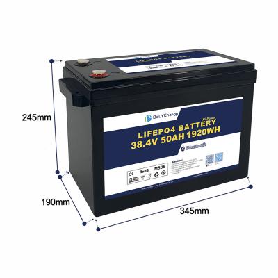 China Bely 36V 50AH LiFePO4 Battery - 1920Wh Capacity with Bluetooth & Self-Heating for Solar & Marine Use for sale