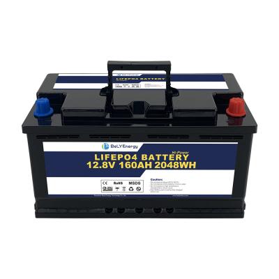China Portable 12v 160ah Lithium Battery Inbuit BMS Multiple Security Protection For Yachit for sale