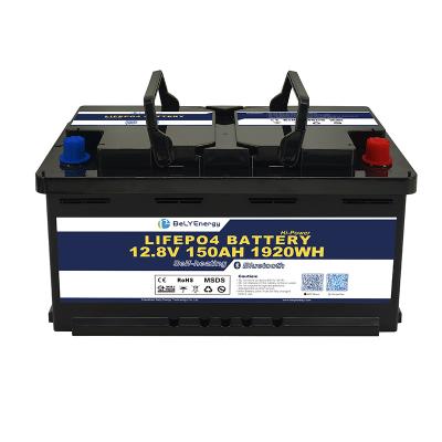China Bely Energy 12V 150Ah LiFePO4 Battery with Bluetooth and Self-Heating for Marine Medical Use for sale