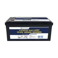 China LiFePO4 Lithium Battery 12V 300Ah M8 Terminal 30kg 14.6V Over Voltage Protection for sale