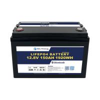 China 12.8V 150Ah LiFePO4 Bluetooth Lithium Battery M8 Terminal ABS Case 5000 Cycles for sale