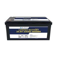 China IP65 Waterproof 24V 230Ah LiFePO4 Battery with M8 Terminals for Marine and Solar Applications for sale