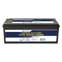 China LiFePO4 Battery 12V 560Ah Rechargeable 5000 Cycles Deep Cycle Lithium Iron Phosphate for sale