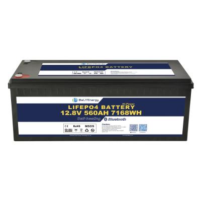 China LiFePO4 Battery 12V 560Ah Rechargeable 5000 Cycles Deep Cycle Lithium Iron Phosphate for sale