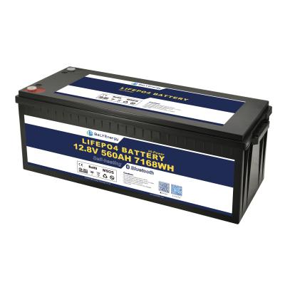 China 12V 560Ah LiFePO4 Battery 7168Wh High Power Low Self-Discharge for RV Car for sale