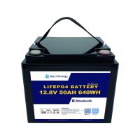 China 12V 50Ah LiFePO4 Battery with Smart BMS for Marine Fishing Boat Easy Carry for sale