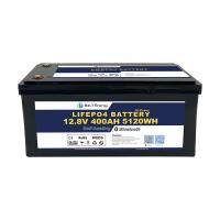 China Deep Cycle LiFePO4 Battery 12V 400Ah 5120Wh for RV Boat Marine Solar for sale