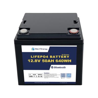 China 12V 50Ah LiFePO4 Battery with Smart BMS for Boat Starting and Energy Storage for sale