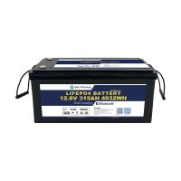China Deep Cycle LiFePO4 Battery 12V 315Ah with Bluetooth and Internal Heating for Energy Storage for sale