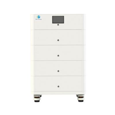 China 48V200Ah Stackable LiFePO4 Battery with RS485/CAN Communication - 10240Wh Capacity for Solar Systems for sale