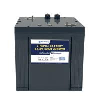 China LiFePO4 Golf Cart Battery 48V 40AH with Self-Heating Function and IP65 Protection Rating for sale
