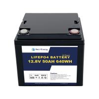 China 12V 50Ah LiFePO4 Battery Smart BMS IP65 ABS Anti-UV for RV Solar Marine for sale