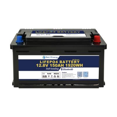China BeLY LFP-12V150AHBLH 12V 150Ah LiFePO4 Battery with Bluetooth -20°C Low Temperature Operation 5000 Cycles for sale