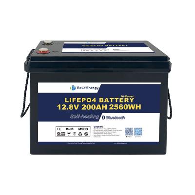 China BeLY LFP-12V200AHBLH LiFePO4 Battery 12V 200AH with 5000 Cycles and -20°C to 60°C Operating Range for sale