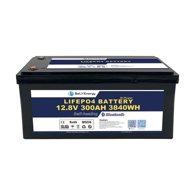 China BeLY LFP-12V300AHBLH-2 Low Temperature LiFePO4 Battery - 300Ah Capacity, 200A Discharge Current, -20°C to 60°C Operating Range for sale