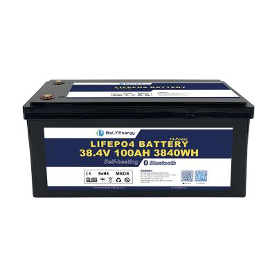 China 36V 100Ah Marine Lithium Battery with 100A Discharge Current and 3840Wh Capacity for Extreme Temperature Applications for sale