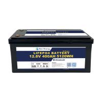 China BeLY Bluetooth Lithium Battery 12V 400Ah Deep Cycle LiFePO4 for Solar Energy Storage for sale