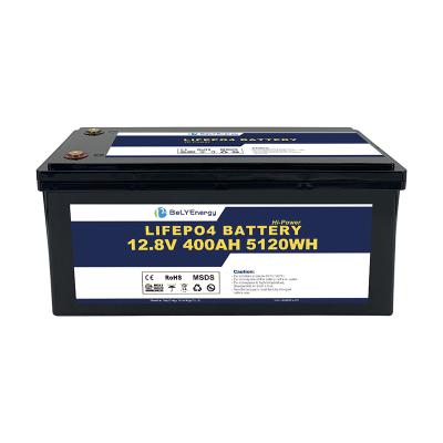 China BeLY 12.8V 400Ah LiFePO4 RV Lithium Battery 99% Efficiency 200A Discharge 5120Wh for sale