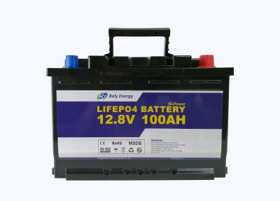 China 12V 100Ah LiFePO4 Battery for Refugee Boat Communication Stations - 3000+ Cycles, IP65 Rated, 12kg Weight for sale
