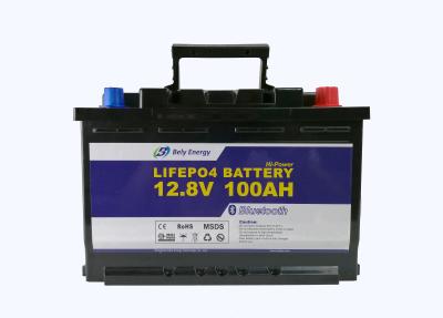 China 12V 100Ah LiFePO4 Battery with Bluetooth - Low Temp Operation to -20°C, 3000+ Cycles, IP65 Rated for sale