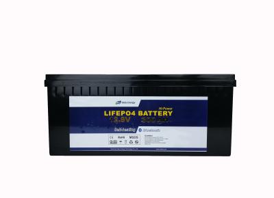 China 12.8V 300Ah LiFePO4 Solar Battery with Bluetooth & Heating - 1280Wh Capacity, IP65 Rated for sale
