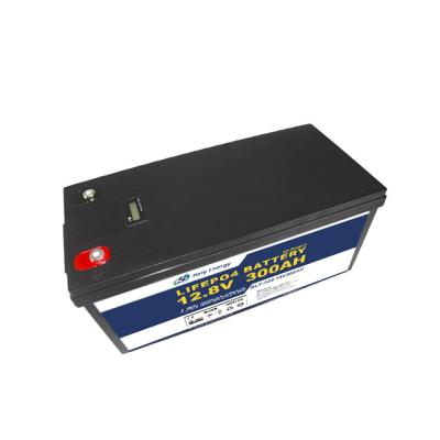 China 12V 300Ah LiFePO4 Lithium Battery with LED Display - 2560Wh Capacity for Solar, RV & UPS Systems for sale