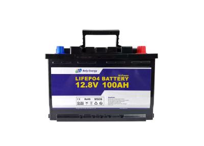 China 12V 100Ah LiFePO4 Lithium Battery for RV, Marine & Robotics - 1280Wh, 12kg, IP65 Rated for sale