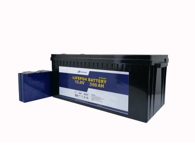 China 12V 300Ah Grade A LiFePO4 Battery with Bluetooth Monitoring | 3840Wh Capacity & IP65 Protection for sale