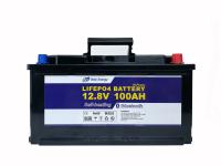 China 12V 100Ah LiFePO4 Battery with Bluetooth & Heating Function - 3000+ Cycles, 150A Peak Discharge for sale