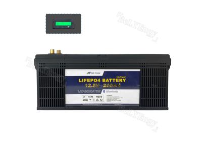 China 12V 200Ah LiFePO4 Lithium Battery with LED Display - 2560Wh Capacity, 3000+ Cycles for sale